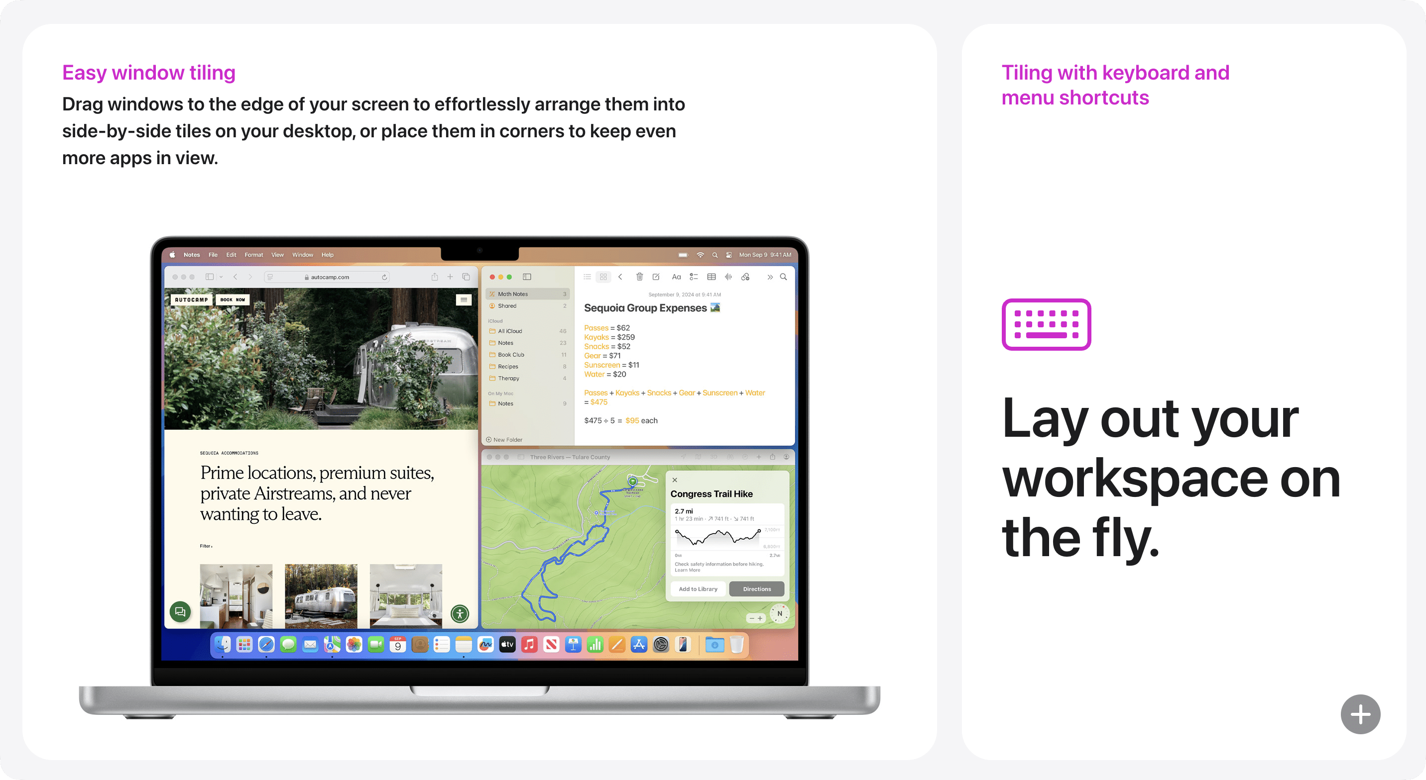 Set shortcuts for easy MacOS window tiling - Sequoia - MacNative