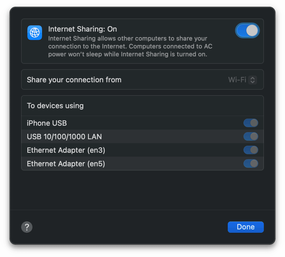 How to Enable Internet Sharing on macOS - MacNative